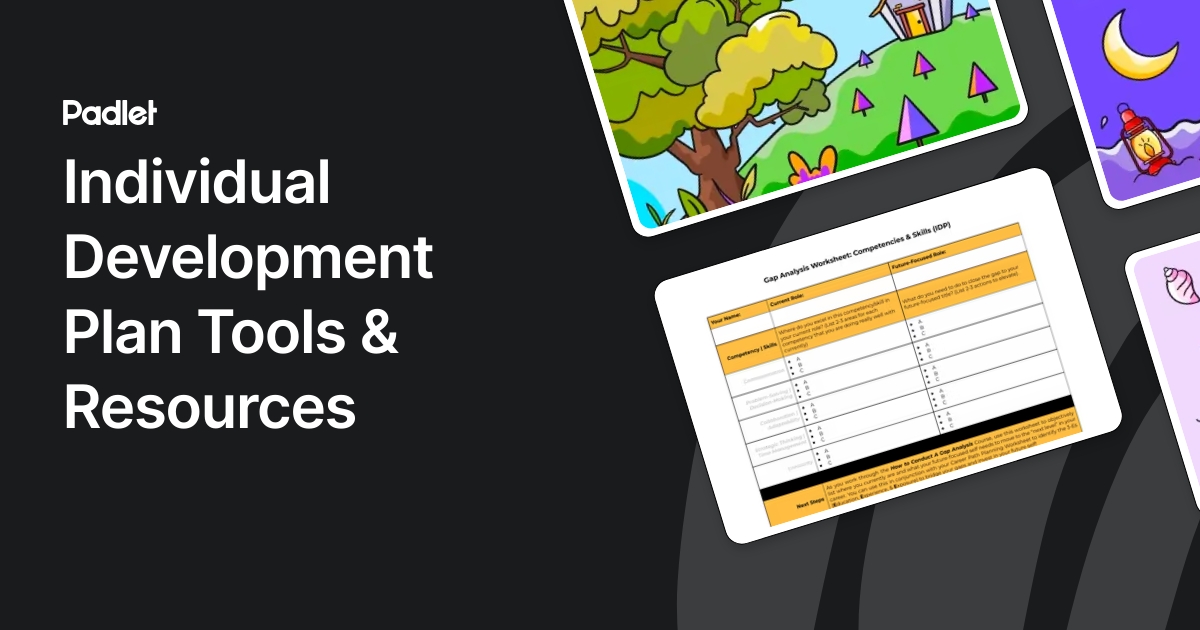 Individual Development Plan Tools & Resources