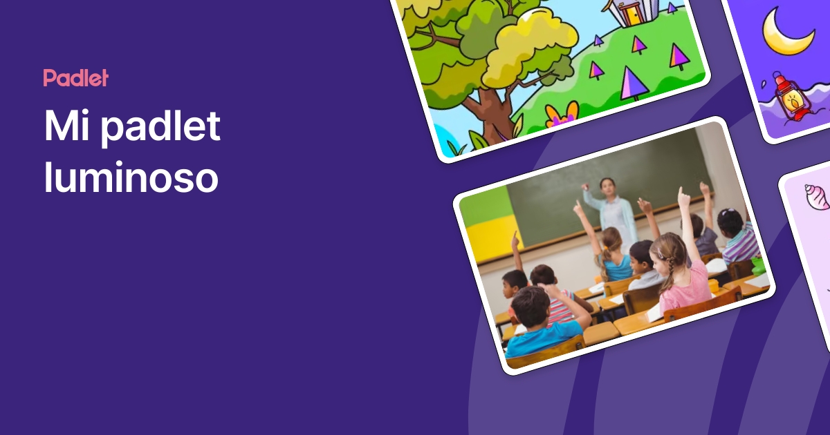 Mi padlet luminoso