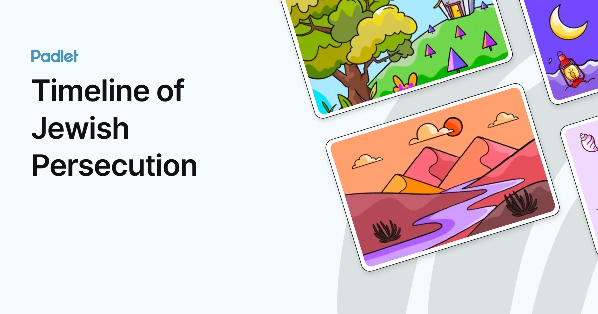 Timeline of Jewish Persecution