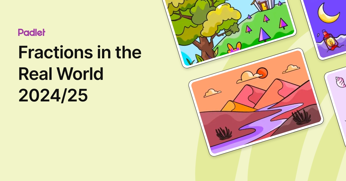 Fractions in the Real World 2024/25