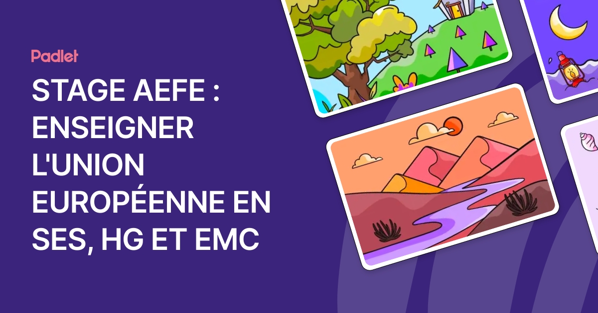 STAGE AEFE : ENSEIGNER L'UNION EUROPÉENNE EN SES, HG ET EMC