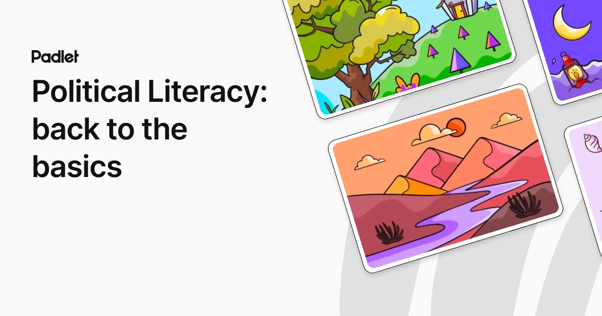 Political Literacy: back to the basics