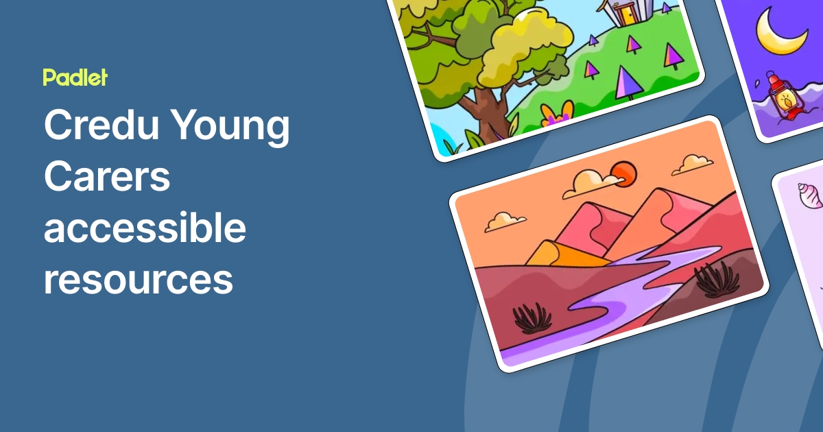 Credu Young Carers accessible resources