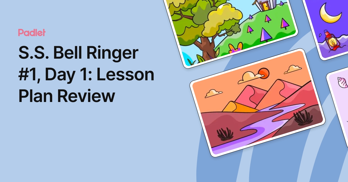S.S. Bell Ringer #1, Day 1: Lesson Plan Review