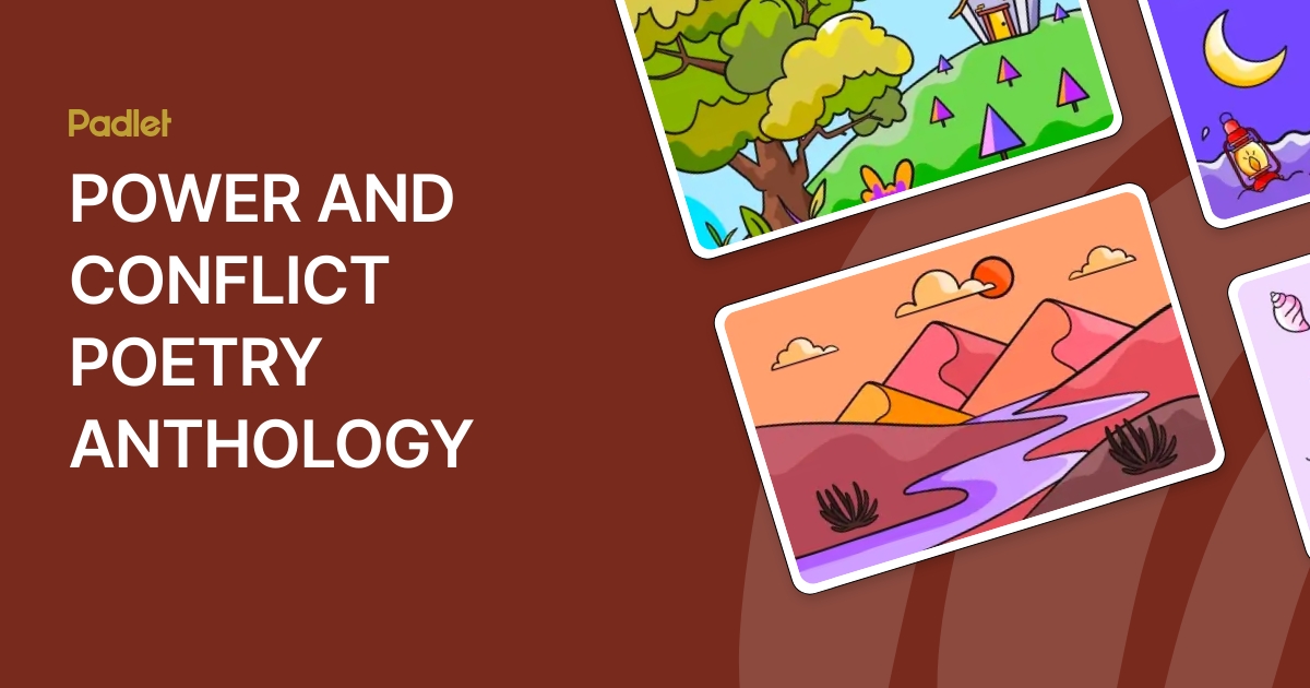 POWER AND CONFLICT POETRY ANTHOLOGY