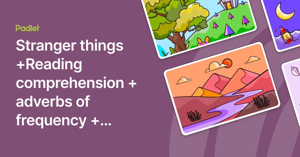 Reading comprehension + adverbs of frequency + telling the time