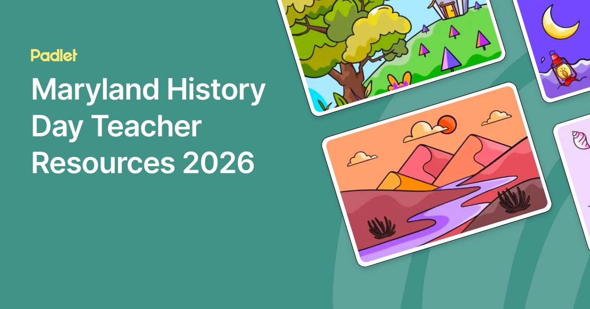 Maryland History Day Teacher Resources 2026
