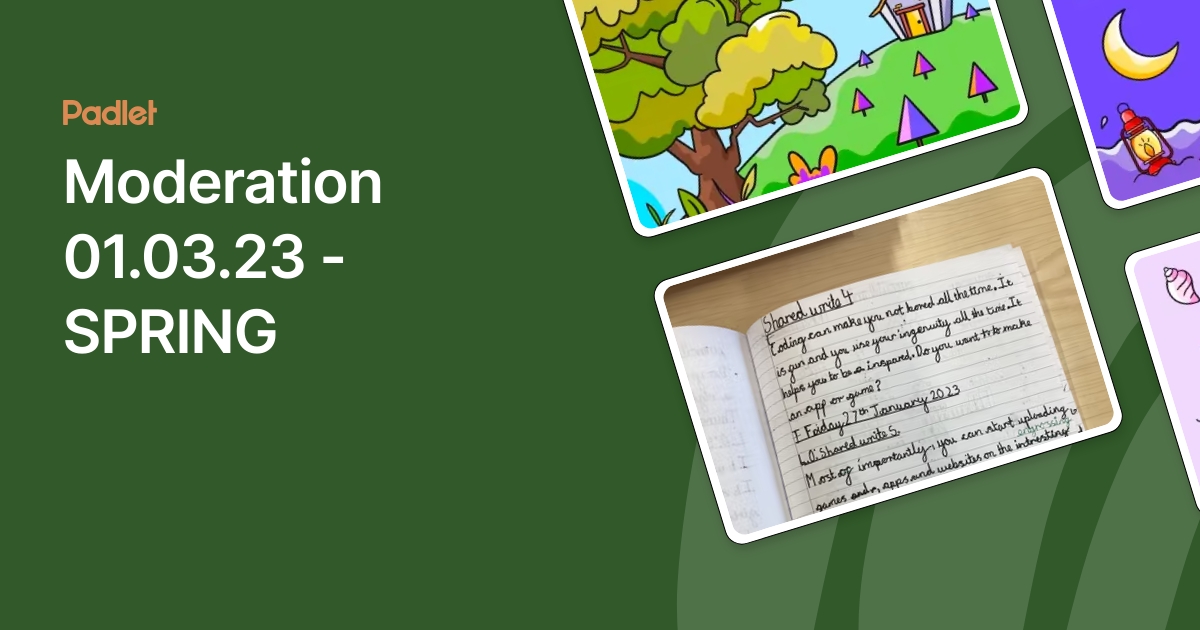 Moderation 01.03.23 - SPRING