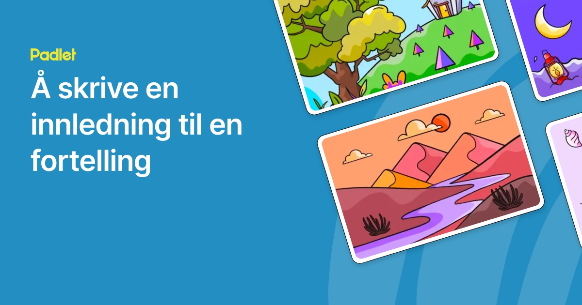 Å skrive en innledning til en fortelling