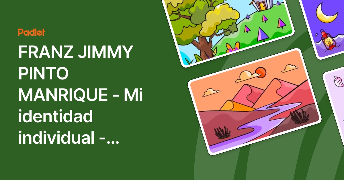 FRANZ JIMMY PINTO MANRIQUE - Mi identidad individual - colectiva y cultural