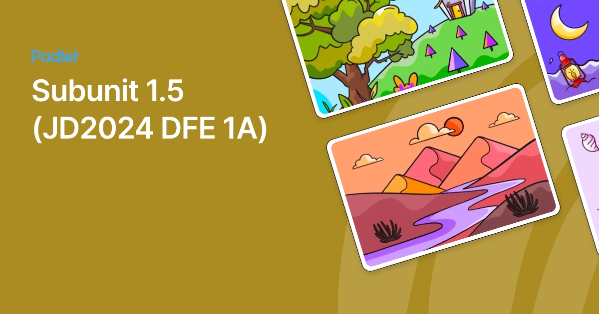 Subunit 1.5 (JD2024 DFE 1A)