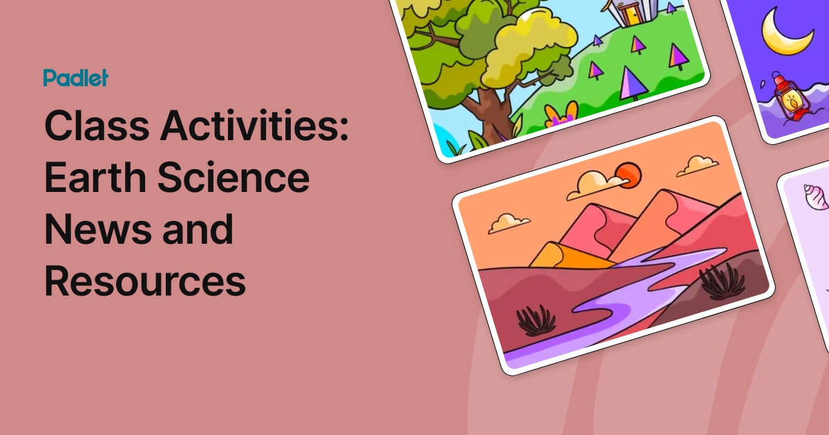 Class Activities: Earth Science News and Resources