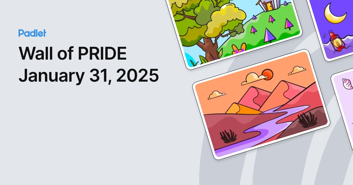 Wall of PRIDE January 31, 2025