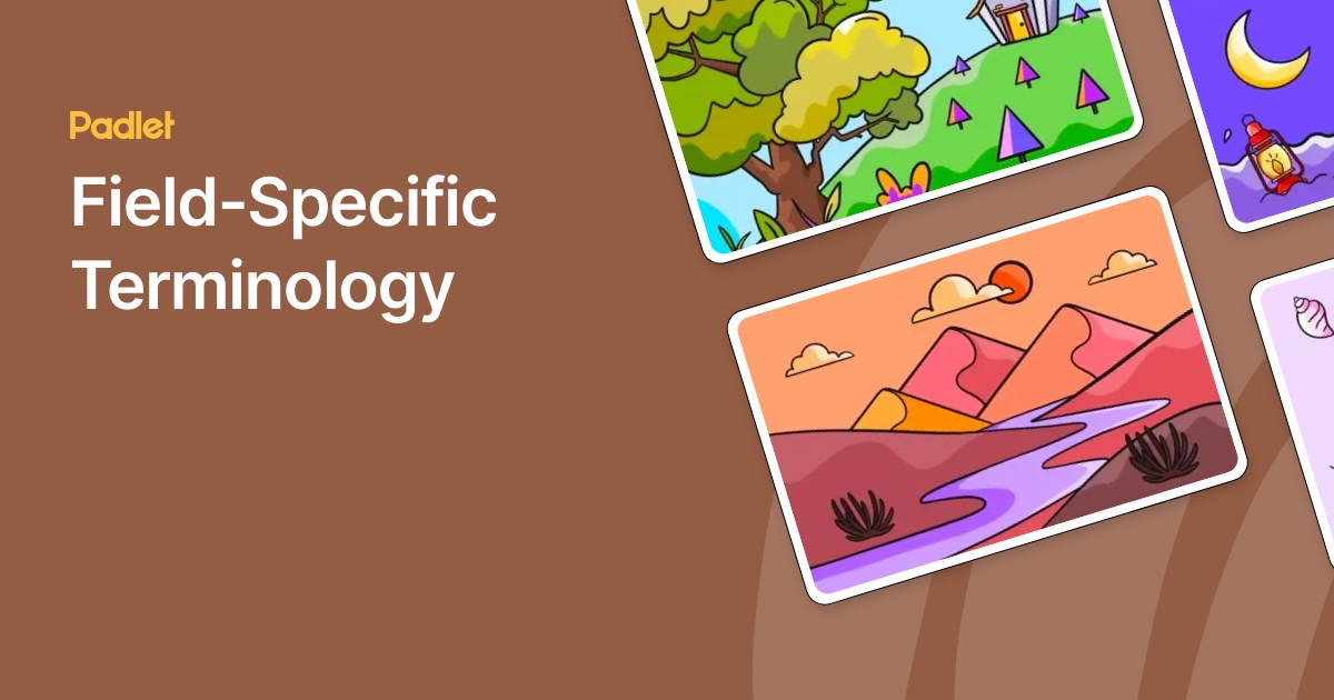 Field-Specific Terminology