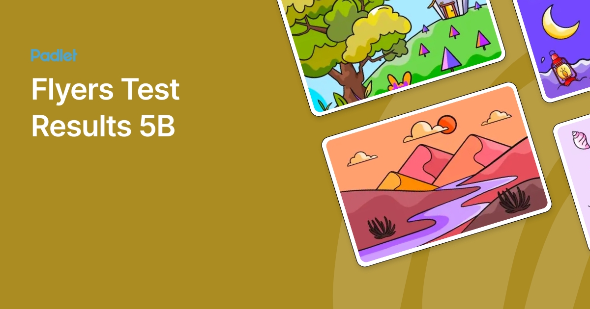 Flyers Test Results 5B