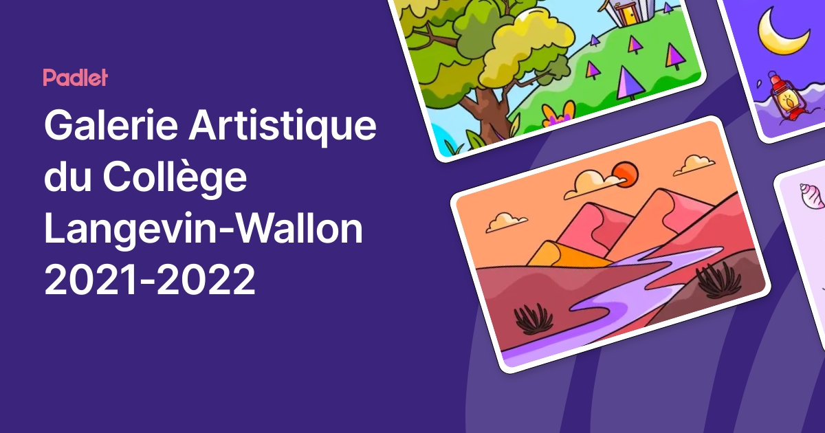 Galerie Artistique du Collège Langevin-Wallon 2021-2022