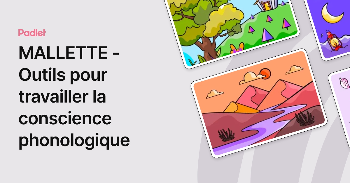 MALLETTE - Outils pour travailler la conscience phonologique