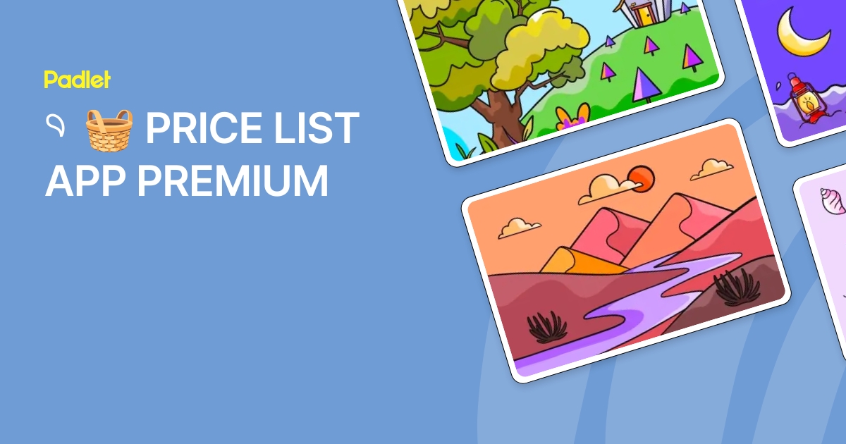 𓄹 🧺 PRICE LIST APP PREMIUM