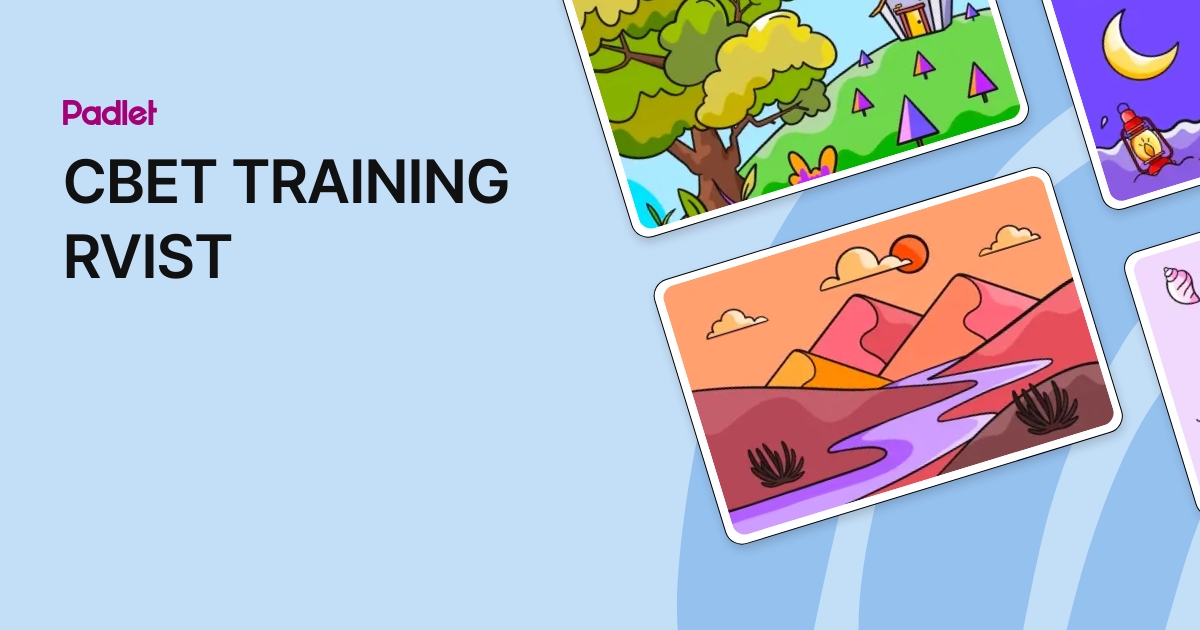 CBET TRAINING RVIST