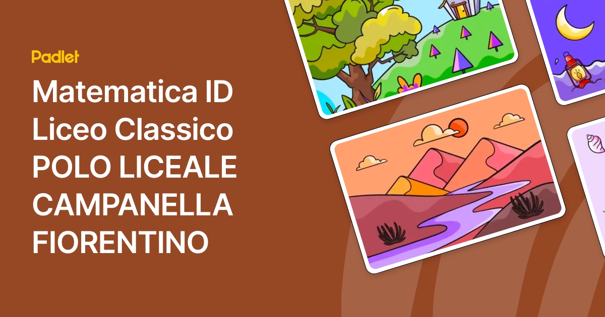 Matematica ID Liceo Classico POLO LICEALE CAMPANELLA FIORENTINO