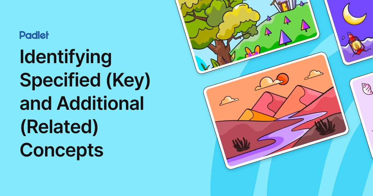 Identifying Specified (Key) and Additional (Related) Concepts