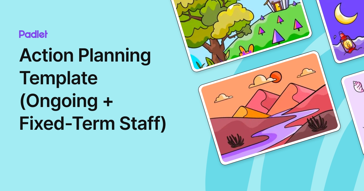 Action Planning Template (Ongoing + Fixed-Term Staff)
