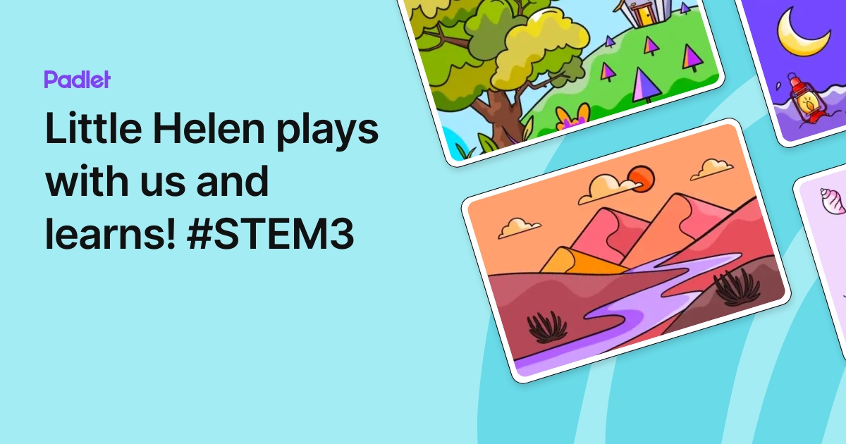 Little Helen plays with us and learns! #STEM3
