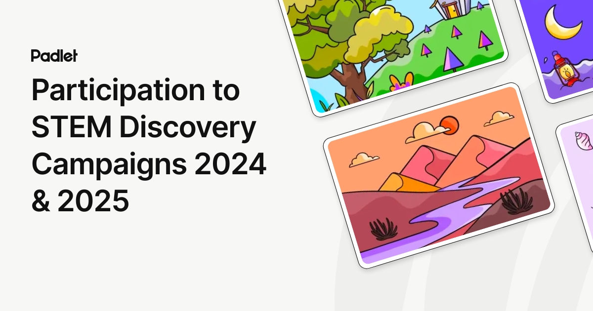 Participation to STEM Discovery Campaigns 2024 & 2025