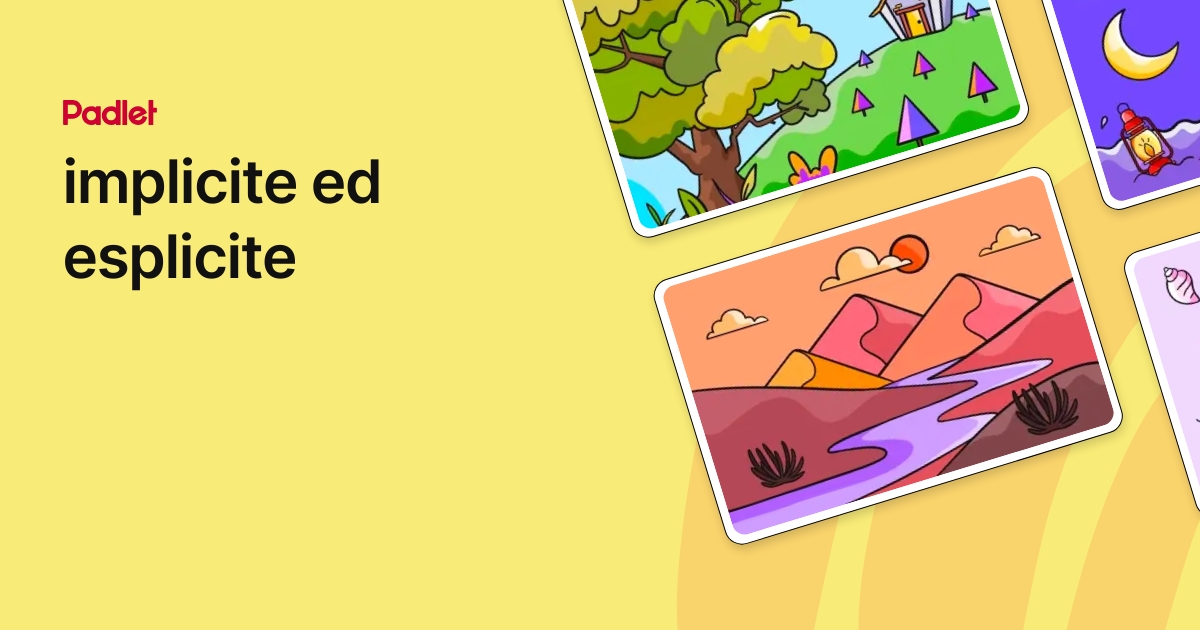 implicite ed esplicite