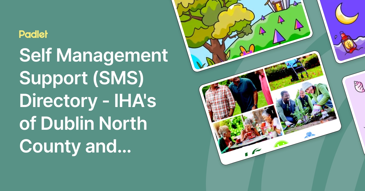 Self Management Support (SMS) Directory - IHA's of Dublin North County ...