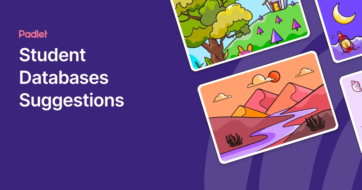 Student Databases Suggestions