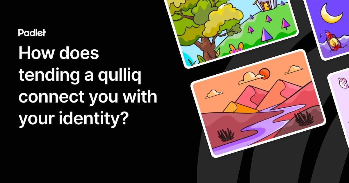 How does tending a qulliq connect you with your identity?