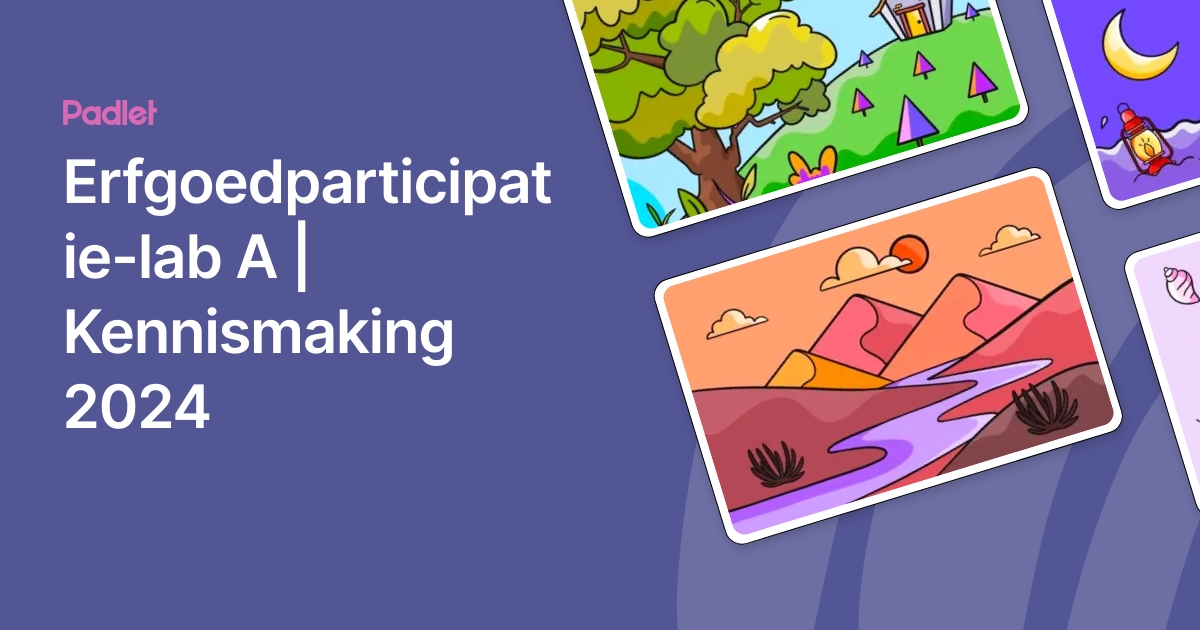 Erfgoedparticipatie-lab A | Kennismaking 2024