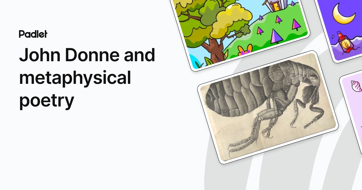 John Donne and metaphysical poetry