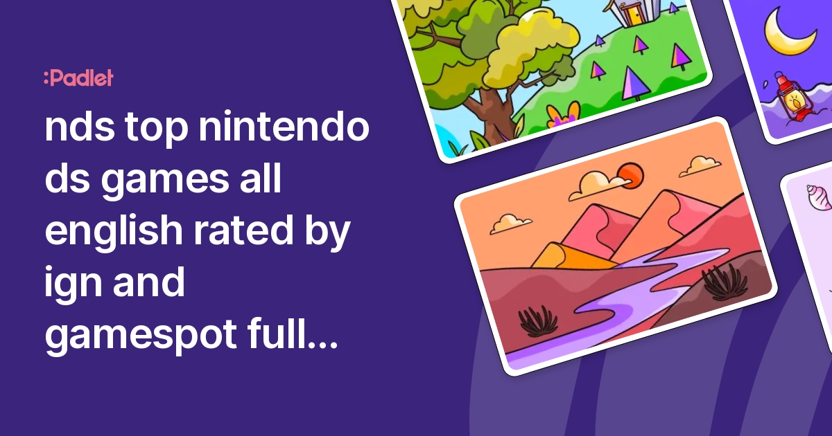 Nds Top Nintendo Ds Games All English Rated By Ign And Gamespot Full Game Free Pc Download