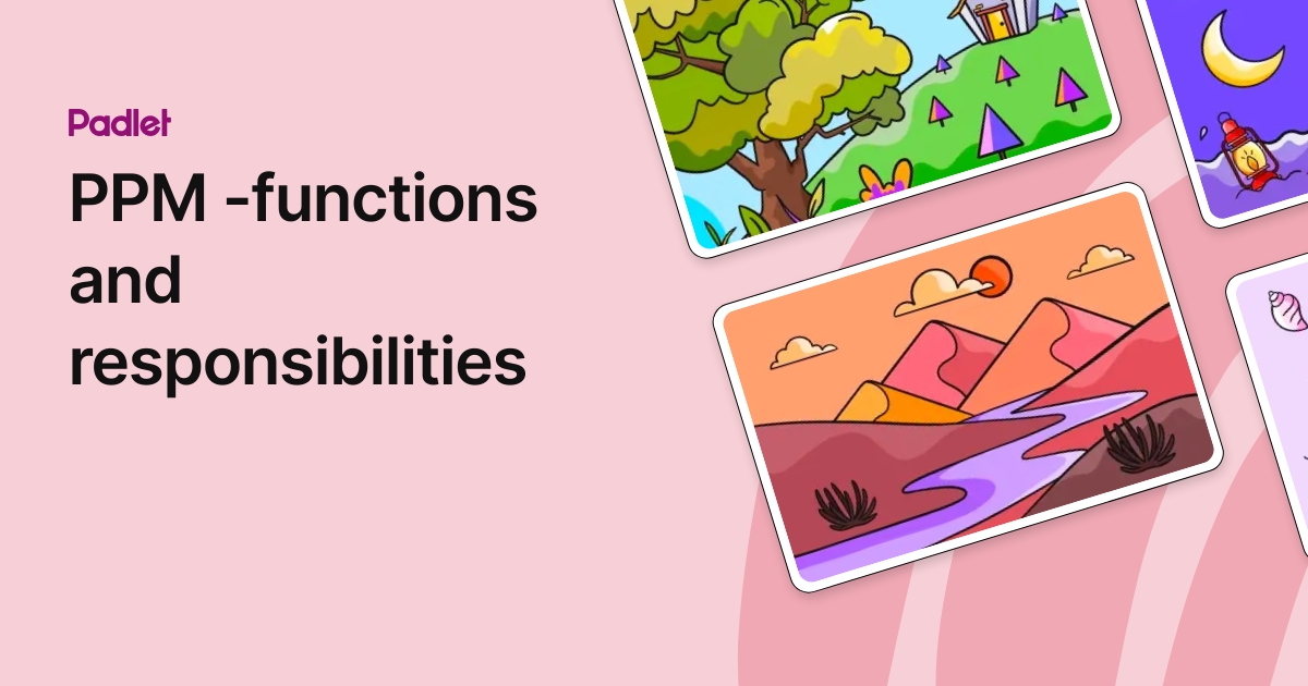 PPM -functions and responsibilities