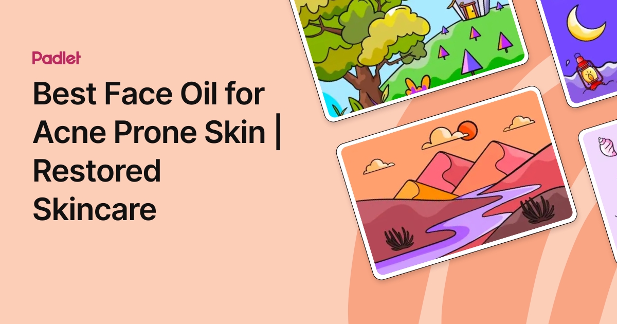 Best Face Oil for Acne Prone Skin | Restored Skincare