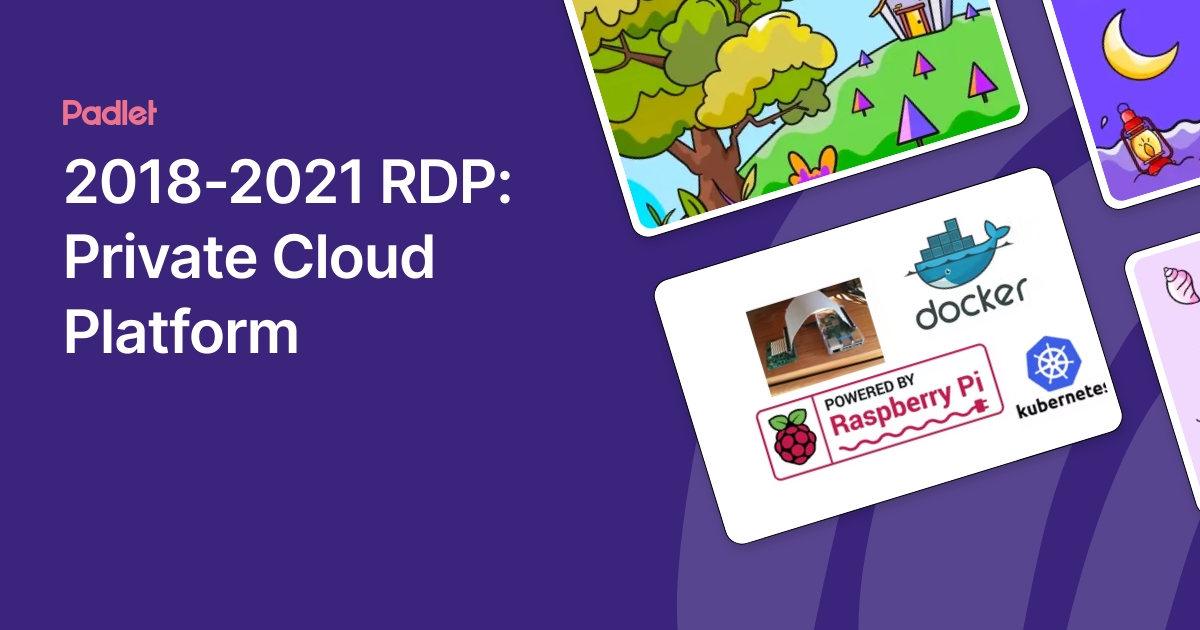 2018-2021 RDP: Private Cloud Platform