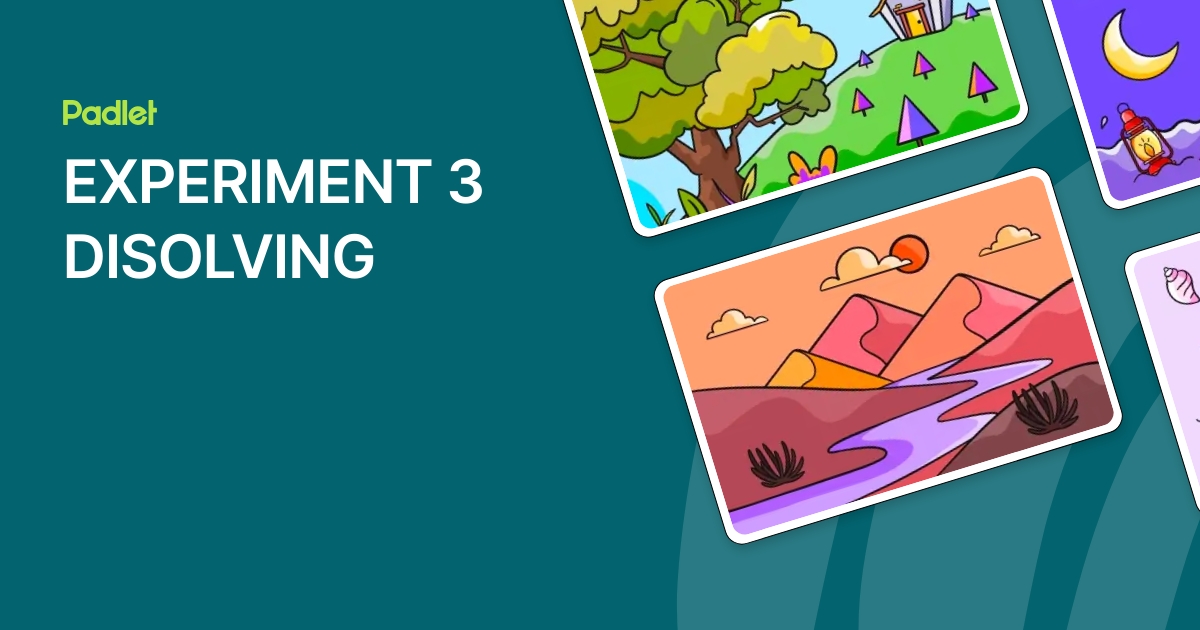 Experiment 3 Disolving