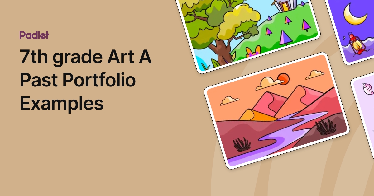 7th grade Art A Past Portfolio Examples