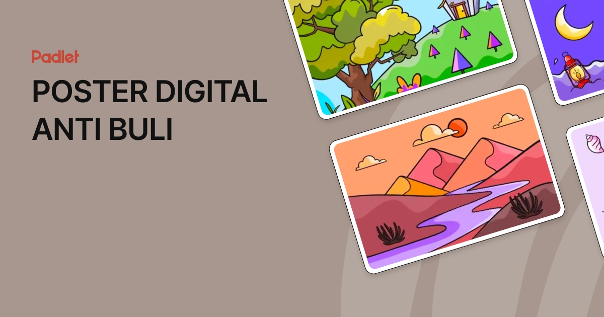 POSTER DIGITAL ANTI BULI