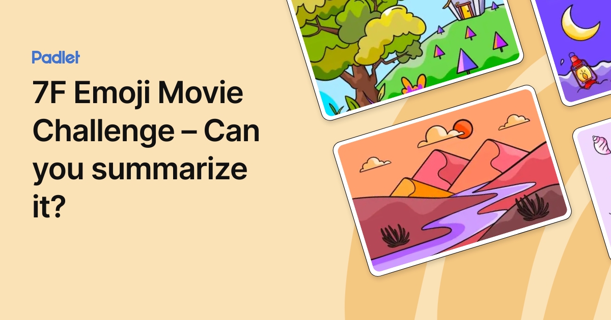 7F Emoji Movie Challenge – Can you summarize it?