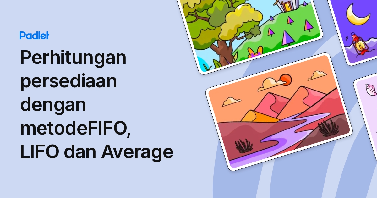 Perhitungan persediaan dengan metodeFIFO, LIFO dan Average