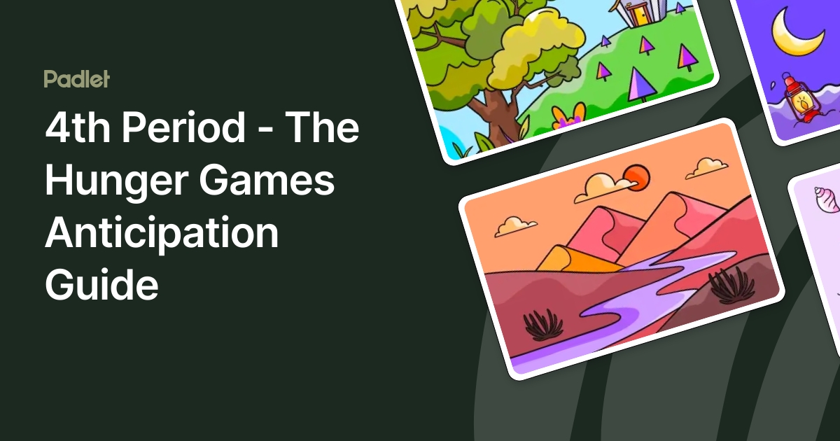 4th Period - The Hunger Games Anticipation Guide