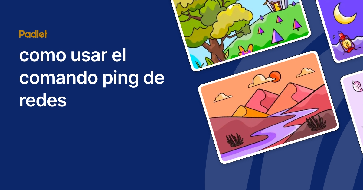 como usar el comando ping de redes
