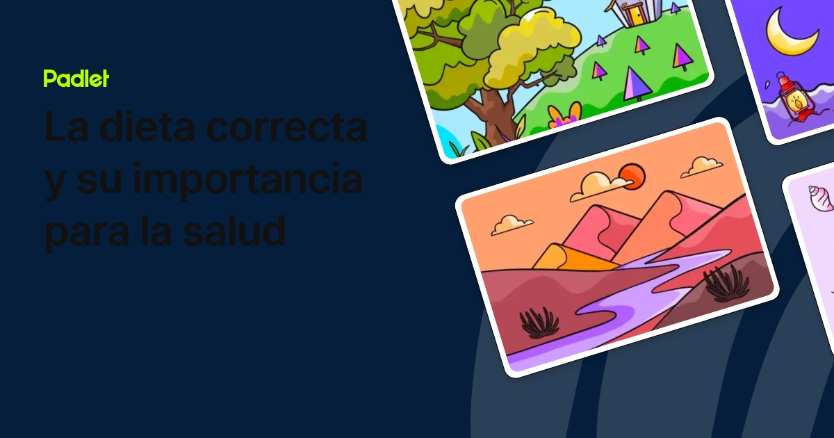 La dieta correcta y su importancia para la salud
