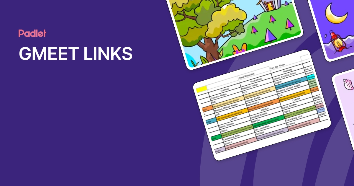 GMEET LINKS