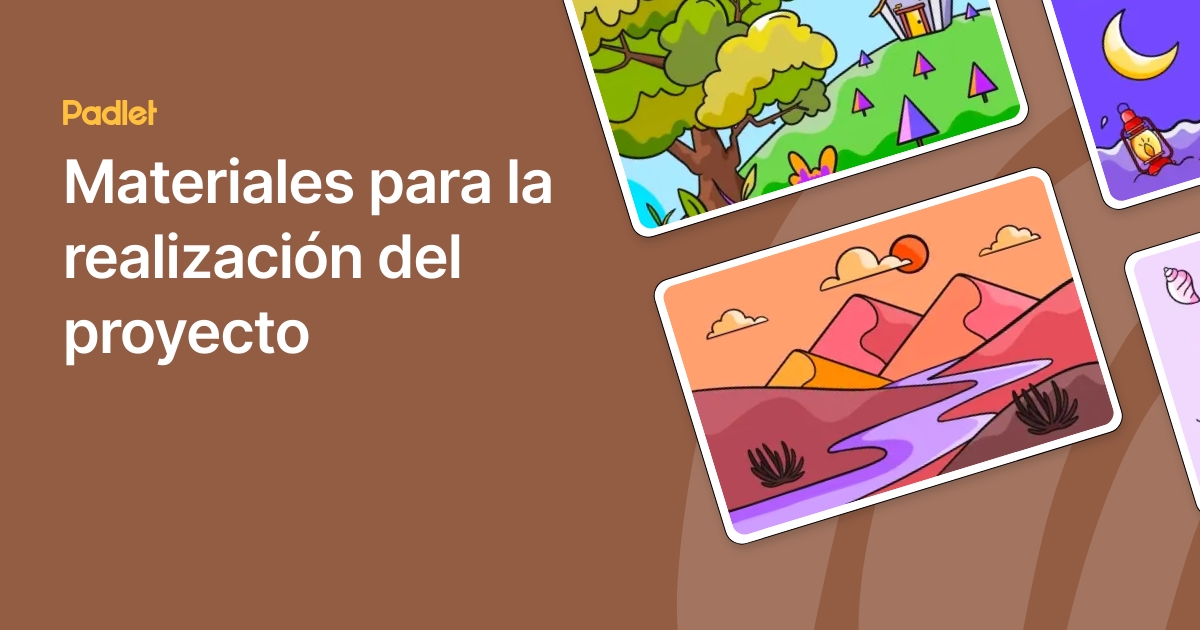 Materiales para la realización del proyecto