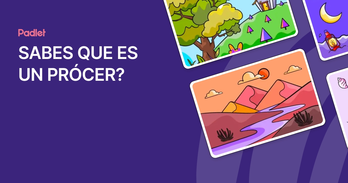 SABES QUE ES UN PRÓCER?