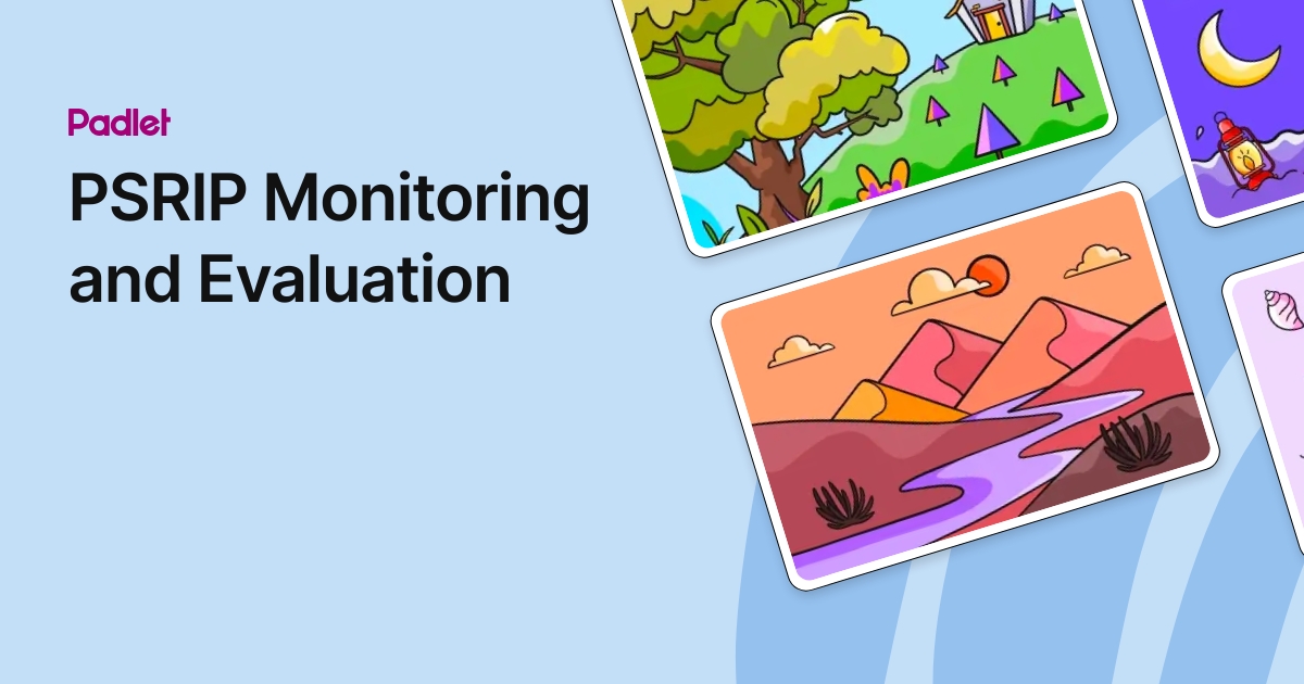 PSRIP Monitoring and Evaluation